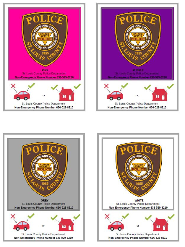 St. Louis County Police P.I.N. Sticker Program - St. Louis County Police St. Louis County Police P.I.N. Sticker Program - St. Louis County Police